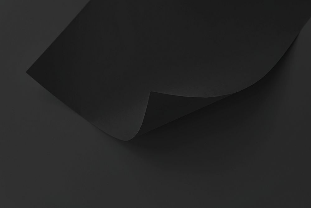 Curled black chart paper mockup | Premium PSD - rawpixel