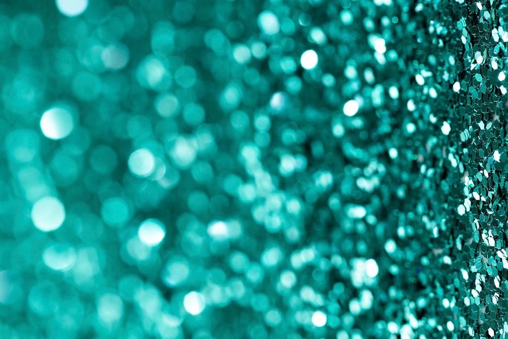 Shiny turquoise glitter textured background | Premium Photo - rawpixel