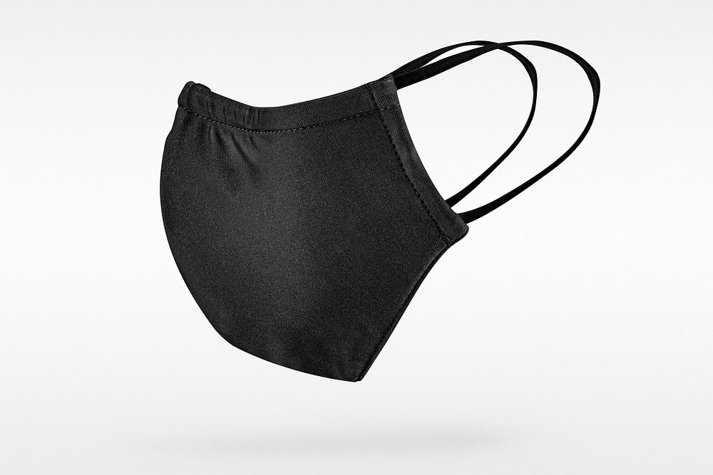 Black protective fabric face mask | Free Photo - rawpixel