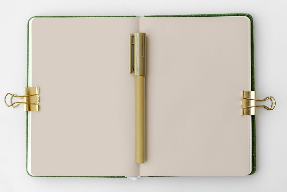Blank plain notebook page stationary | Premium PSD Mockup - rawpixel