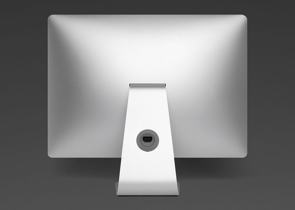 Computer back view mockup digital | Premium Photo - rawpixel