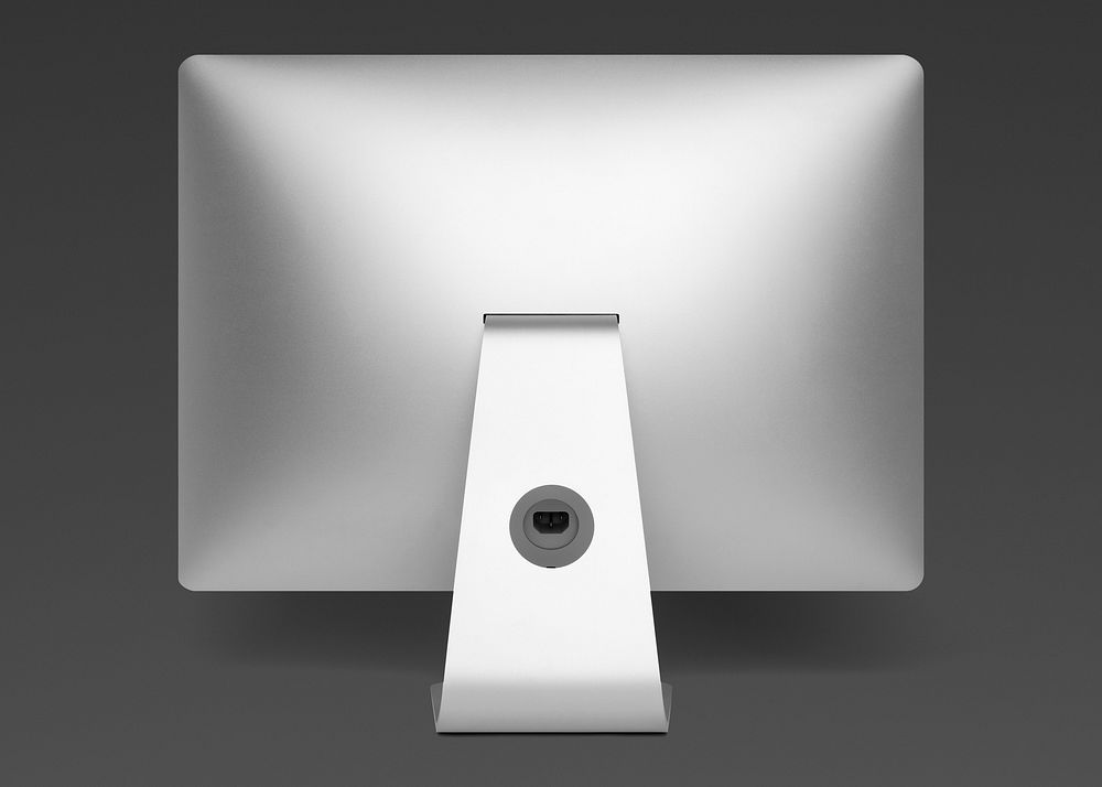 Computer back view psd mockup | Premium PSD Mockup - rawpixel