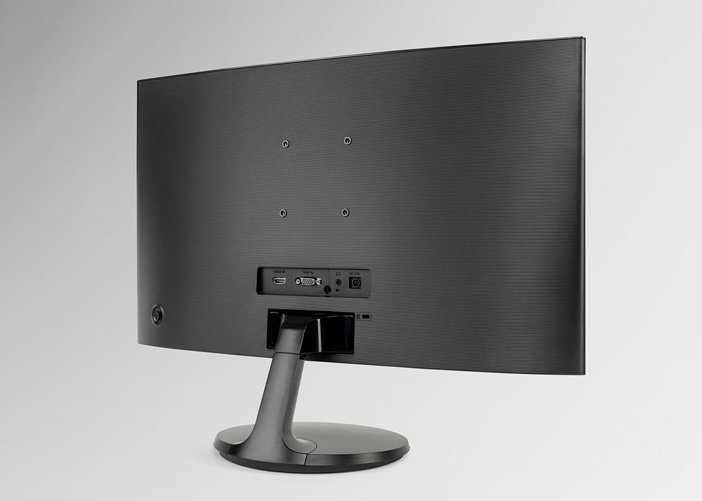 Computer back view psd mockup | Premium PSD Mockup - rawpixel