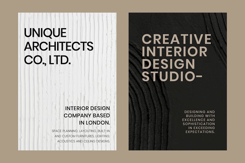 Minimal textured poster template psd | Premium PSD - rawpixel