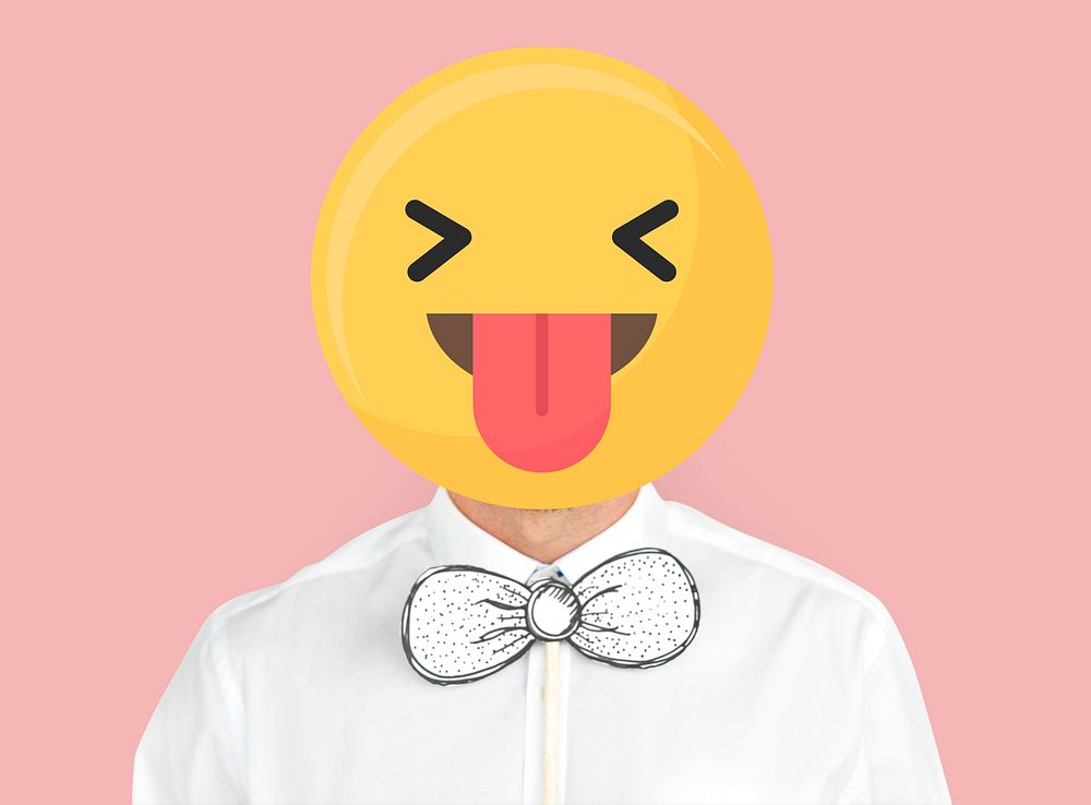 Funny face emoji portrait man | Premium Photo - rawpixel