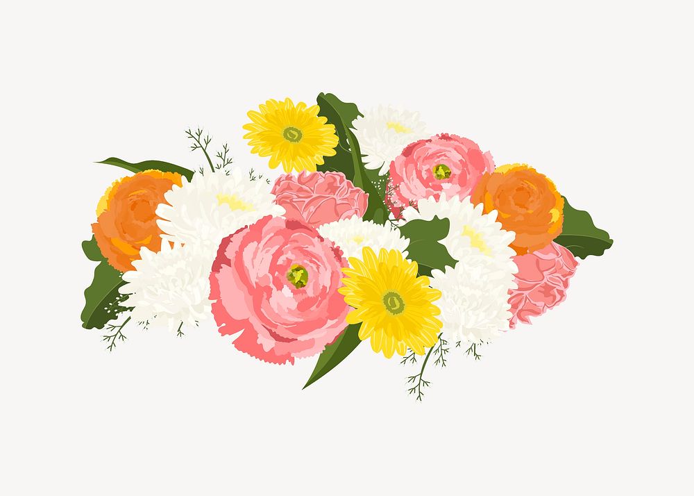 Flower decoration, wedding centerpiece vector | Premium Vector ...