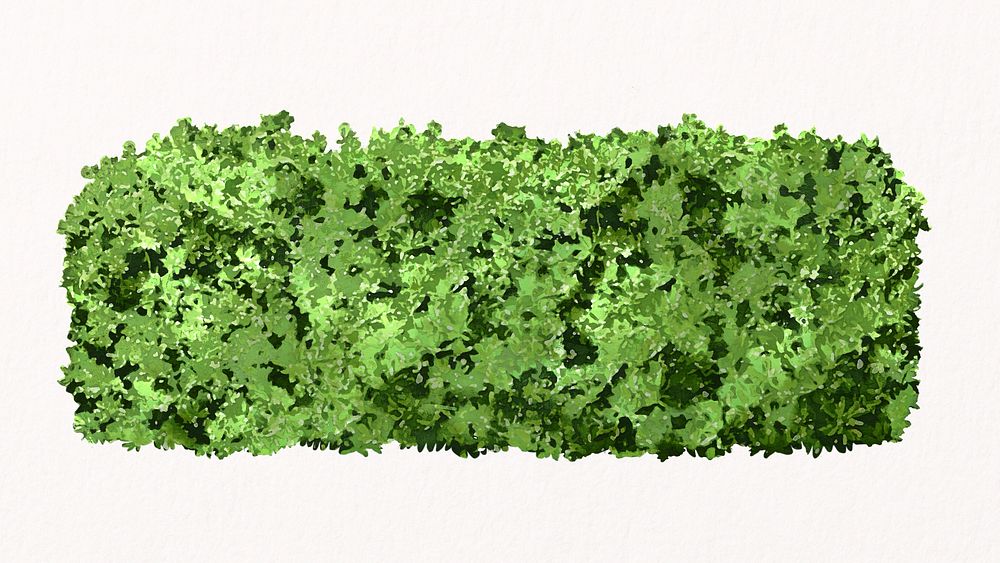 Bush collage element, nature design | Premium PSD - rawpixel