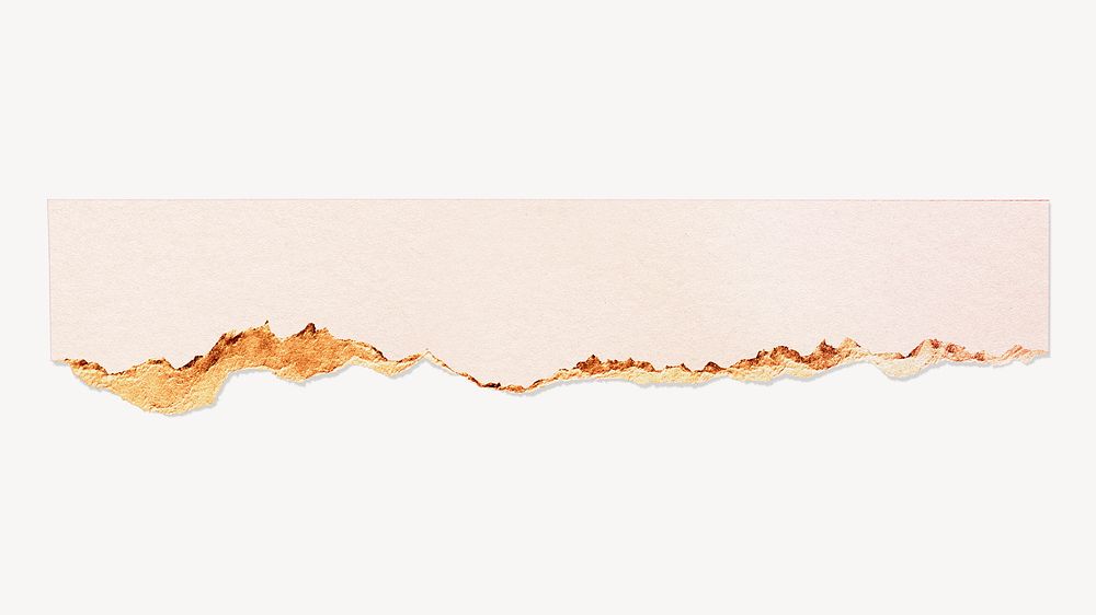 Aesthetic torn paper border element | Premium PSD - rawpixel