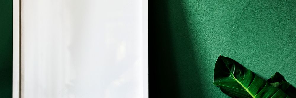 Frame mockup green wall website | Premium Photo - rawpixel