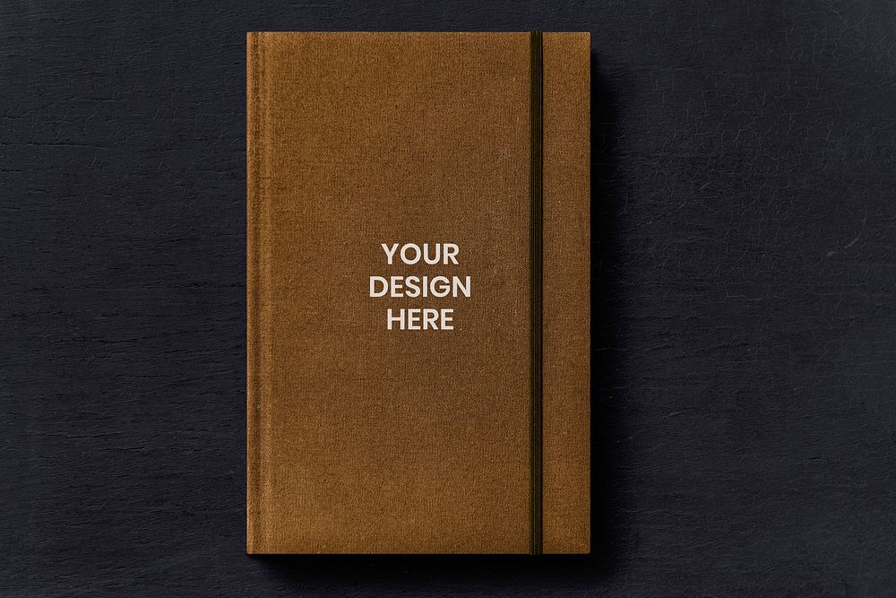 Brown book cover mockup black | Premium PSD Mockup - rawpixel