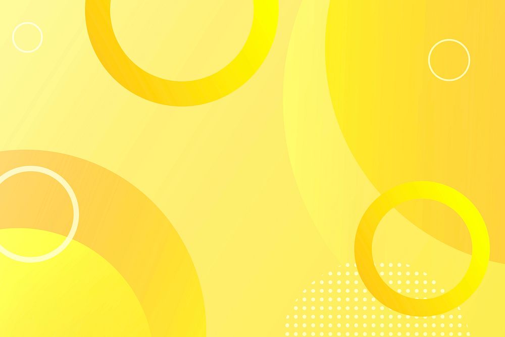 Yellow Memphis style pattern background | Premium Photo - rawpixel