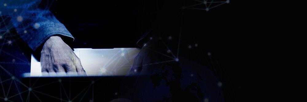 Man using laptop dark | Premium Photo - rawpixel