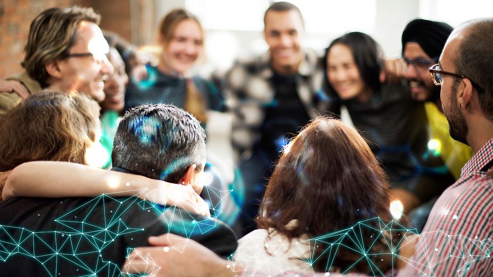 Community team doing group hug | Premium Photo - rawpixel