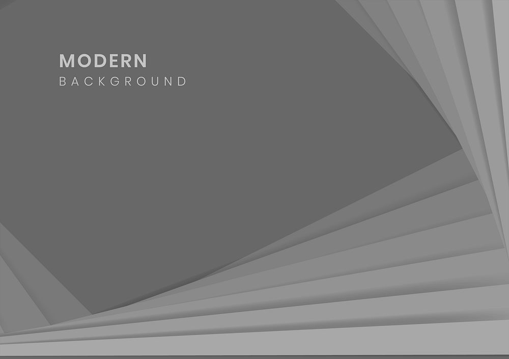Gray modern background design vector | Premium Vector - rawpixel