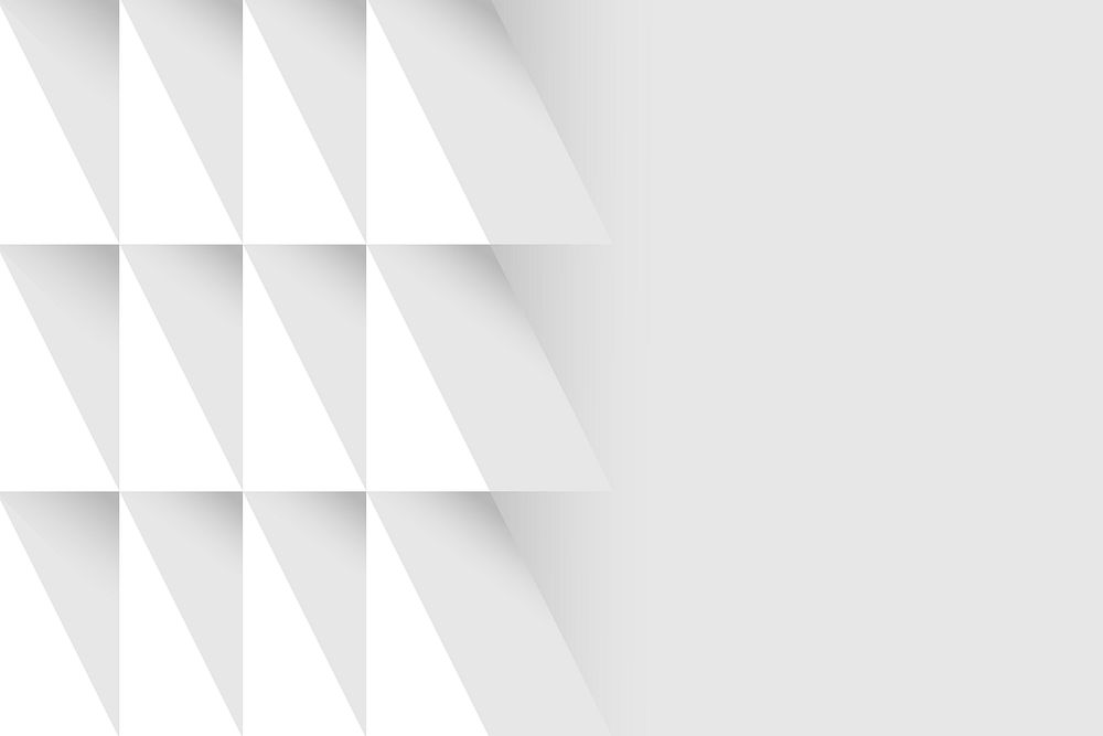 White geometric background design vector | Free Vector - rawpixel