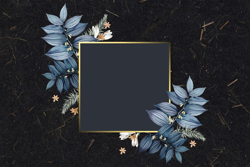 Luxurious floral wedding frame design | Premium Photo - rawpixel
