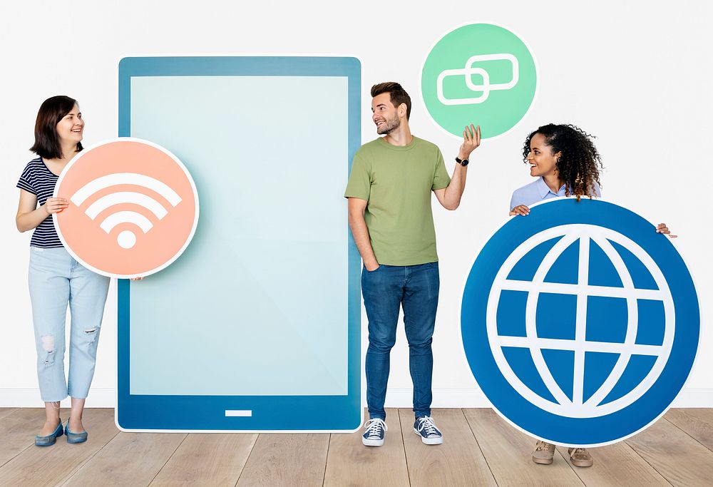 People with internet and digital | Premium Photo - rawpixel