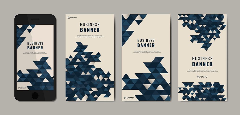 Business banner abstract design illustration | Premium Vector - rawpixel
