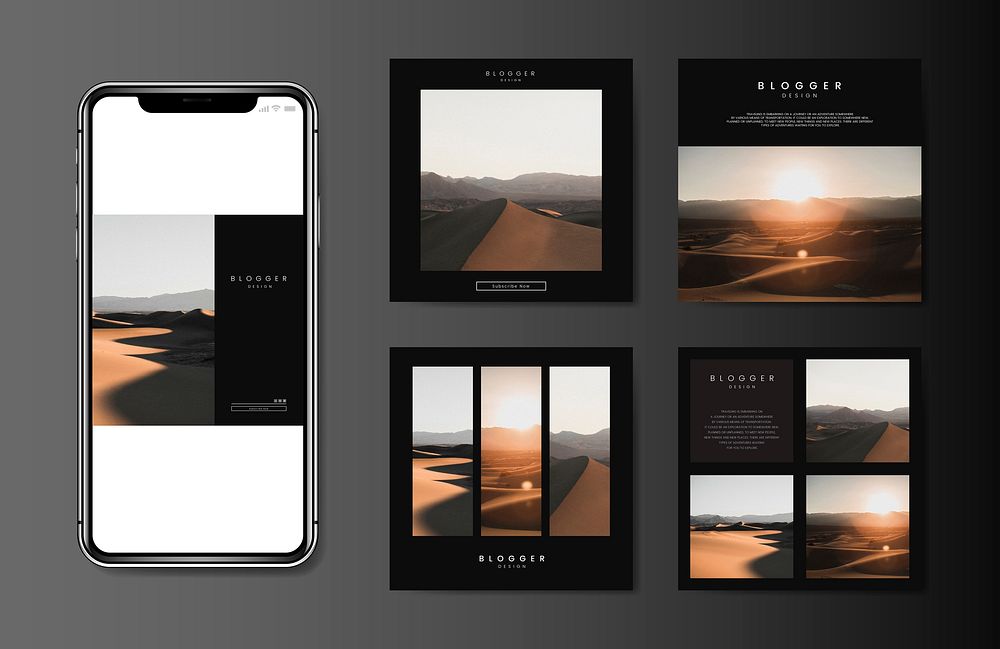 Travel photography blog template design | Free Vector - rawpixel