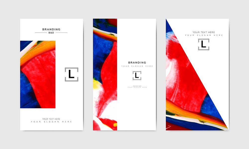 Colorful abstract art banner template | Premium Vector - rawpixel