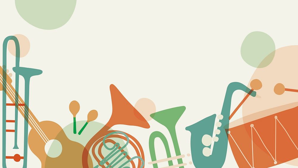 Music computer wallpaper, retro instrument | Free Photo - rawpixel