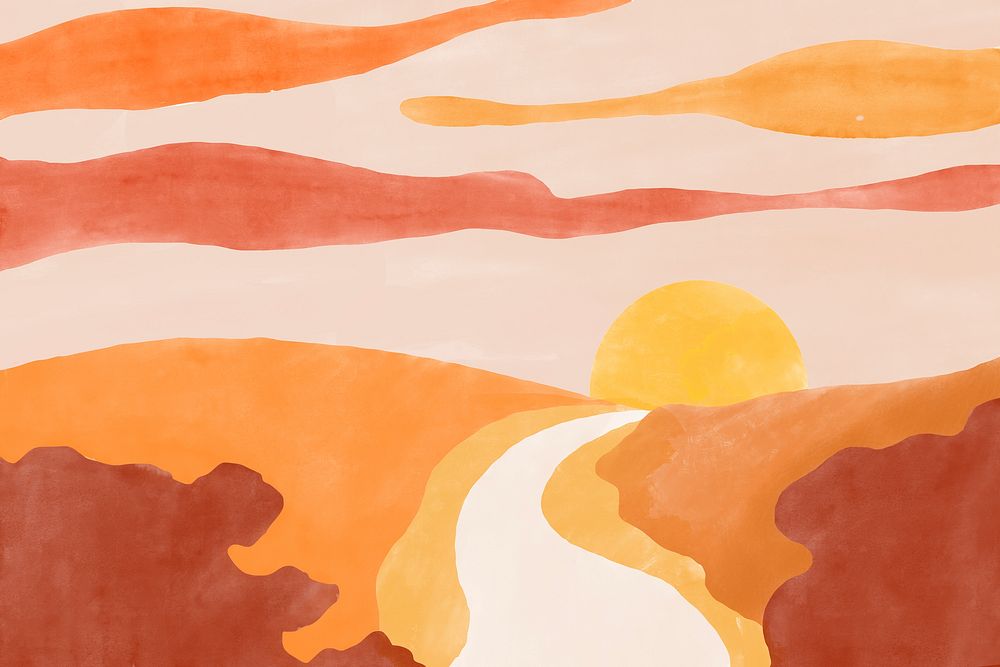 Warm sunset background summer pathway | Premium Photo - rawpixel