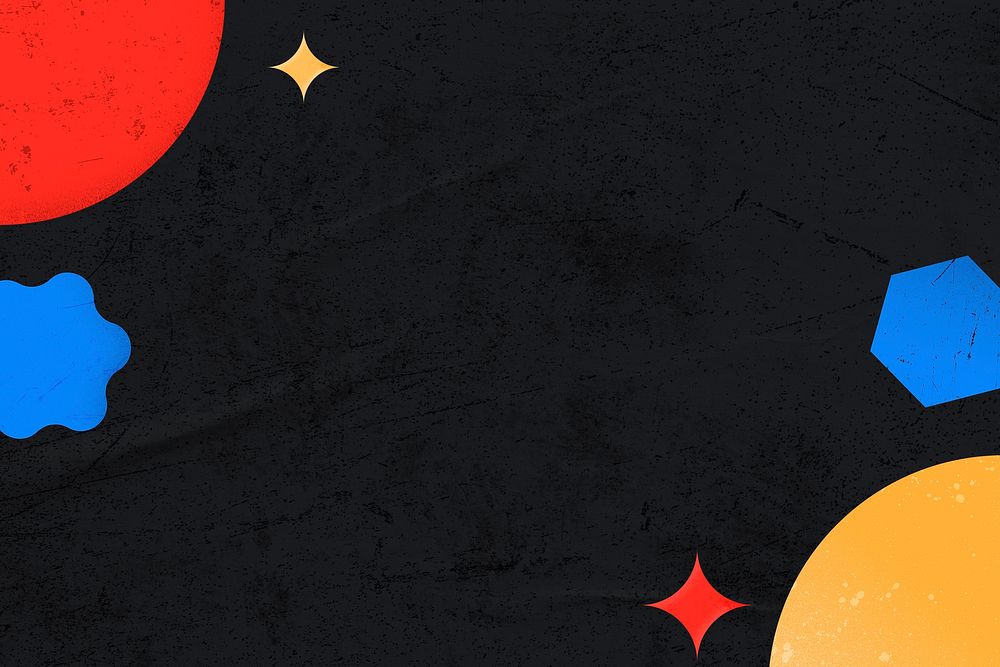 Geometric shapes border frame background, | Free Photo - rawpixel