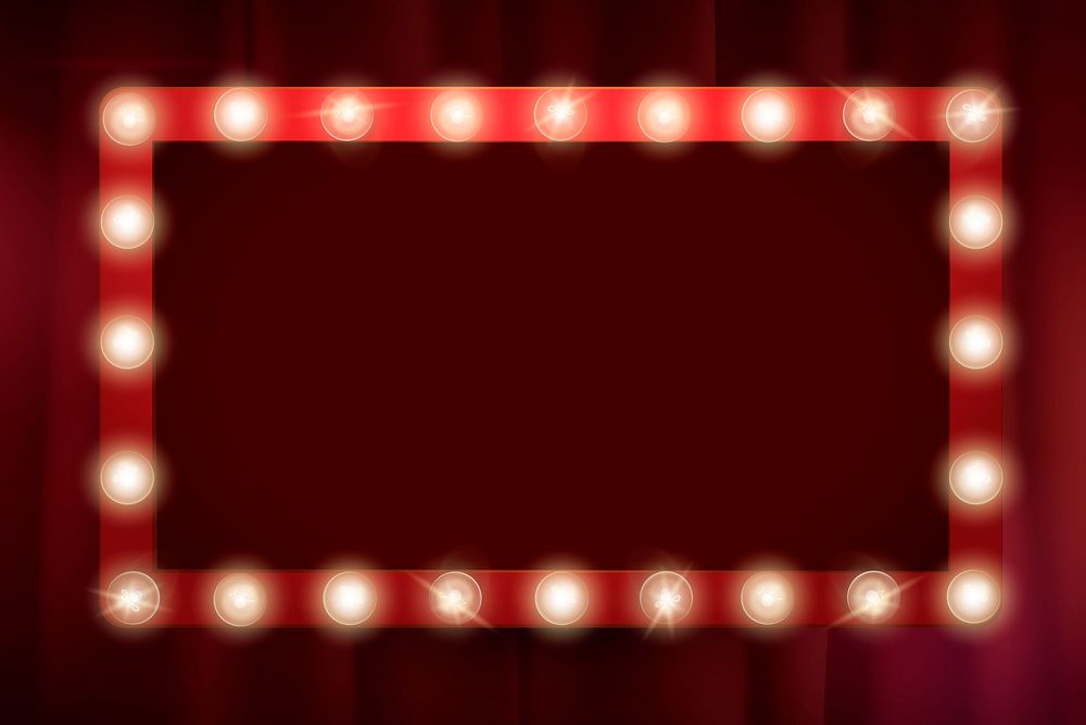 Red festive frame background, light | Free Photo - rawpixel