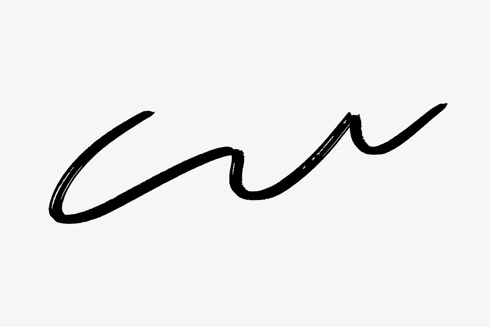 Black doodle curl line clipart, | Premium Vector - rawpixel
