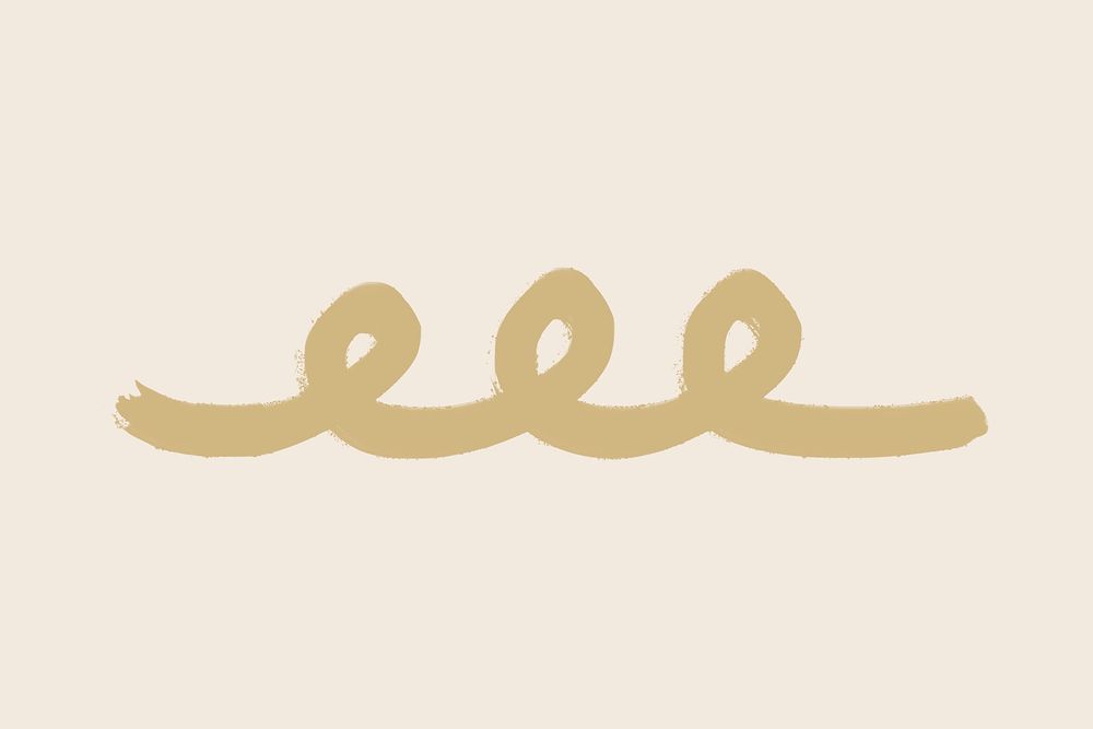Doodle curl line clipart, abstract | Premium PSD - rawpixel