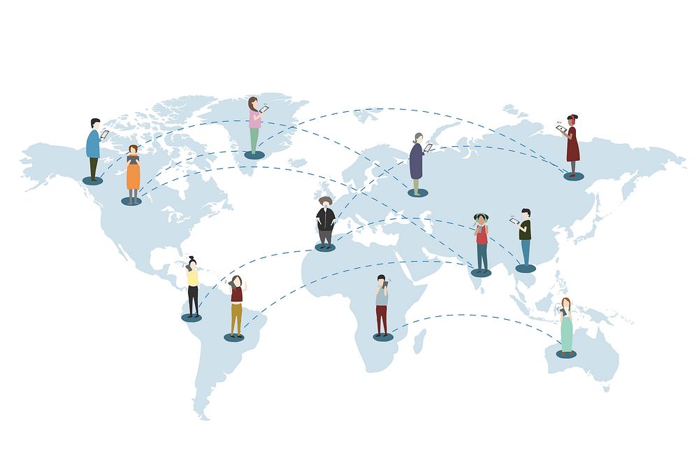 Vector set of illustrated people | Free Photo - rawpixel