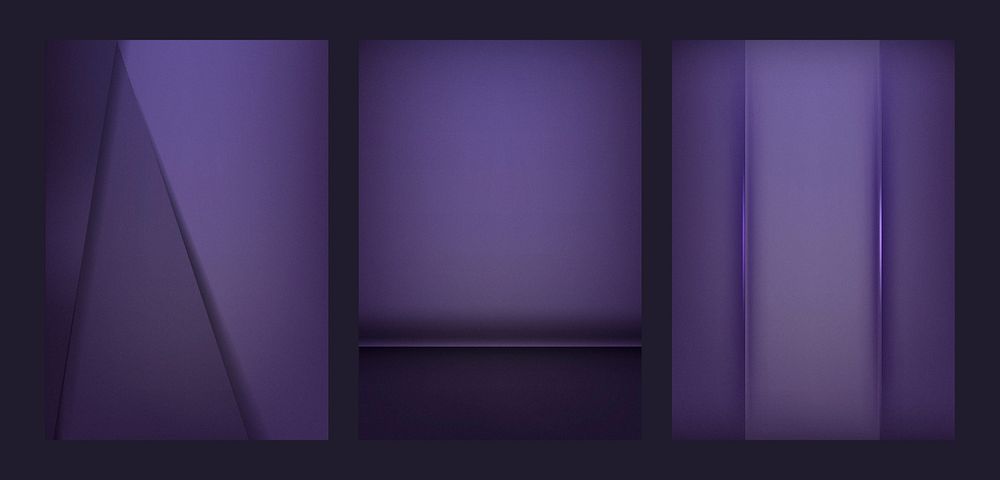 Set of background designs in deep | Free Vector - rawpixel