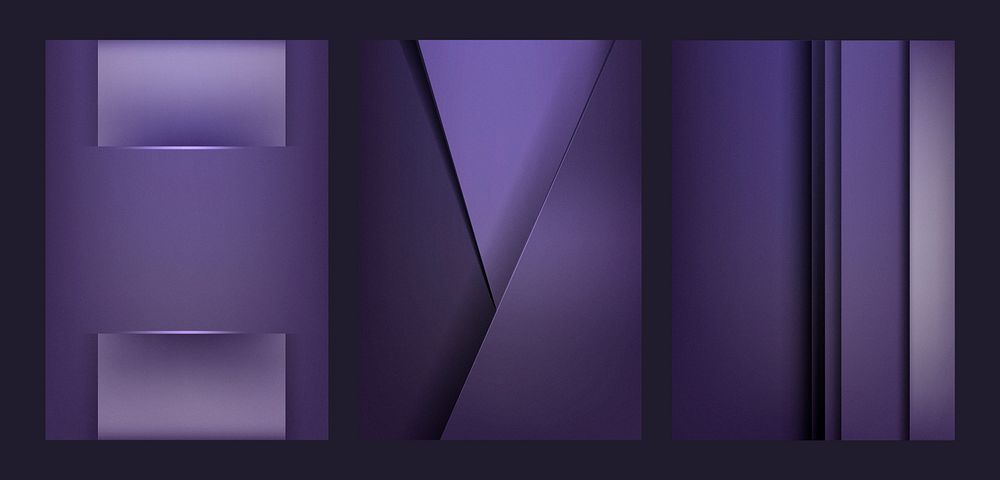 Set background designs deep purple | Premium Vector - rawpixel
