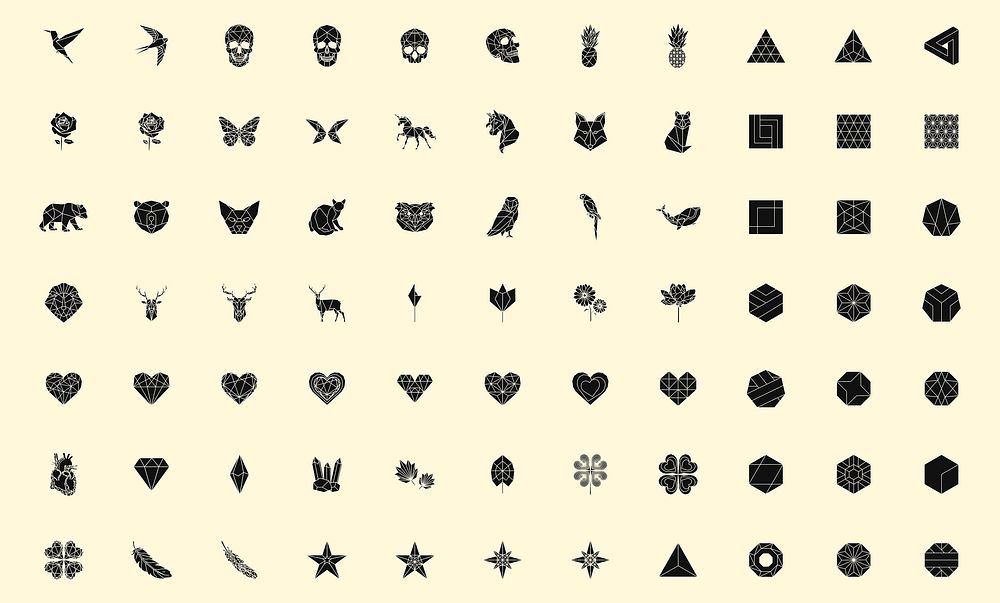 Set linear illustrations shapes and | Premium Vector - rawpixel