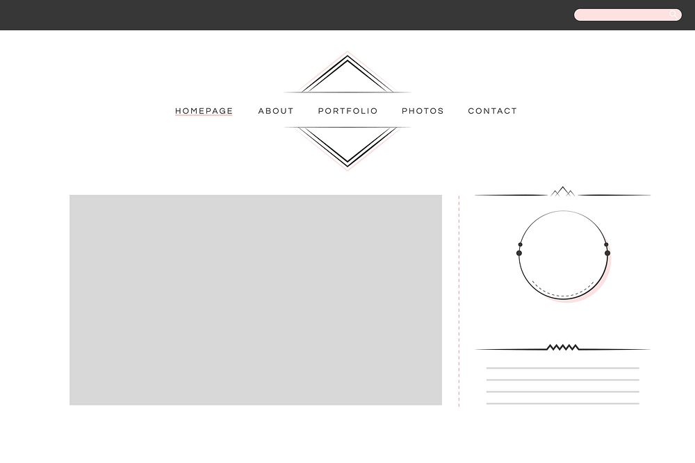 Web design portfolio layout vector | Free Vector - rawpixel