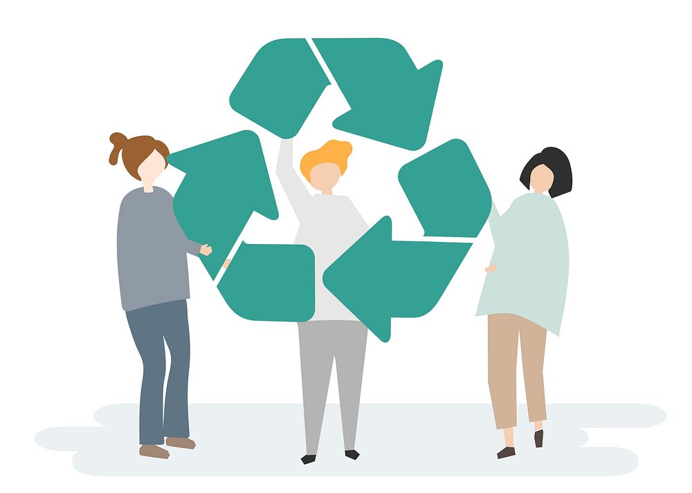 Environmental conservation recycling symbol | Premium Photo - rawpixel