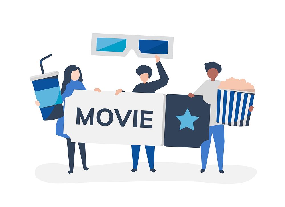 Character illustration people movies icon | Premium Vector - rawpixel