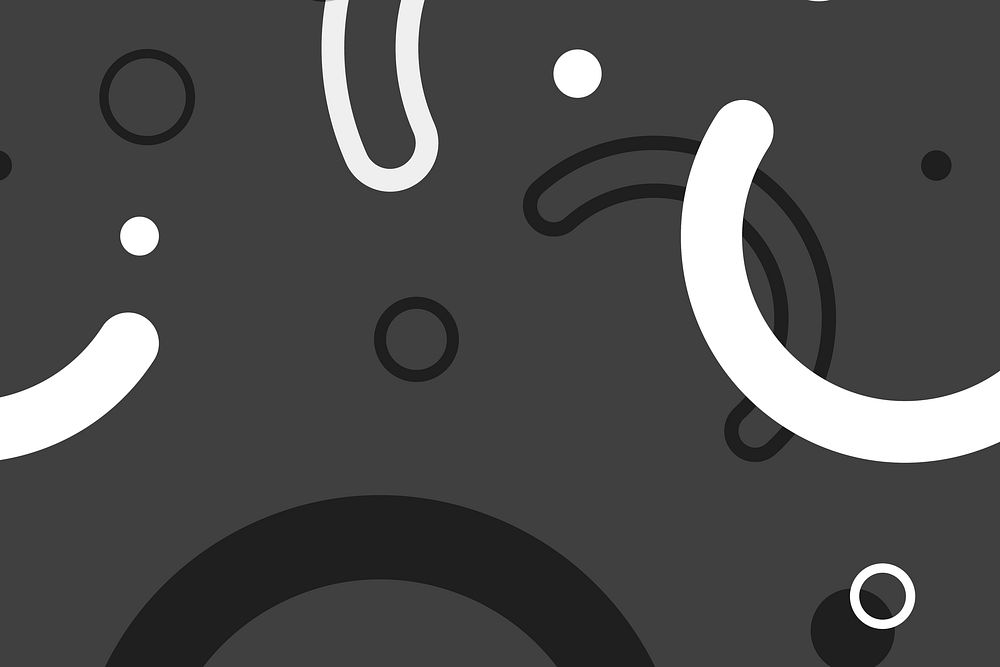 Gray Memphis patterned background vector | Premium Vector - rawpixel