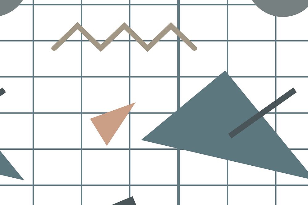 Faded Memphis patterned background vector | Premium Vector - rawpixel