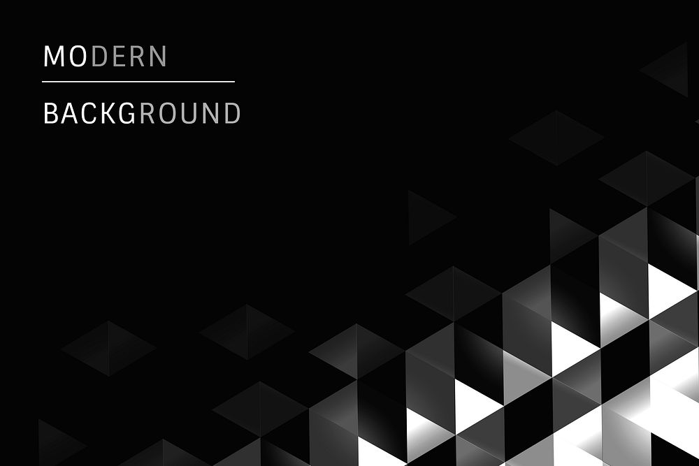Black modern background design vector | Premium Vector - rawpixel