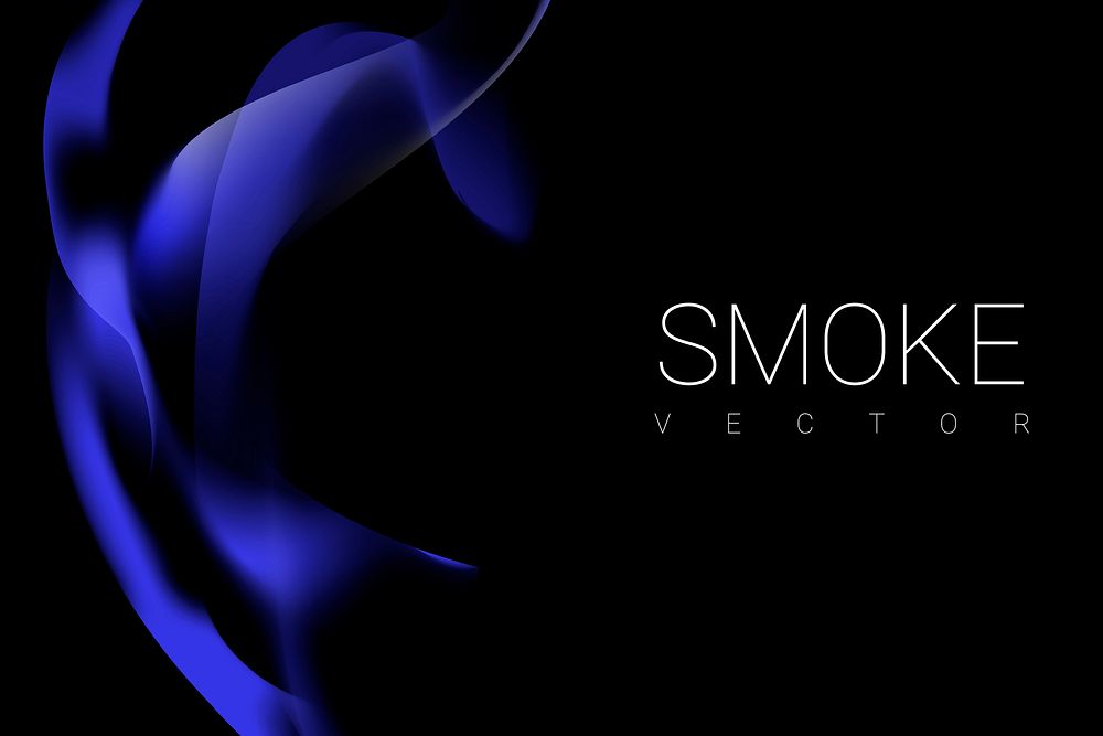 Blue smoke abstract background vector | Free Vector - rawpixel