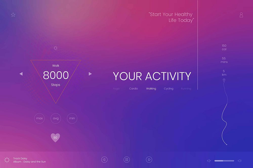 Digital activity today forecast vector | Premium Vector - rawpixel