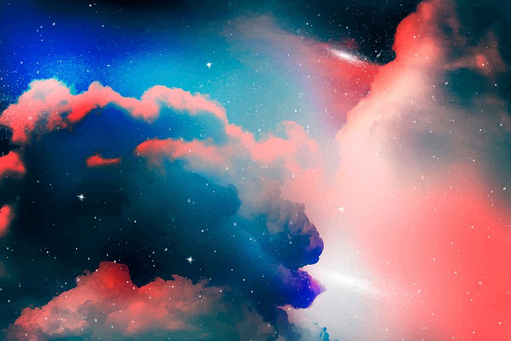 Colorful abstract universe textured background | Premium Vector - rawpixel
