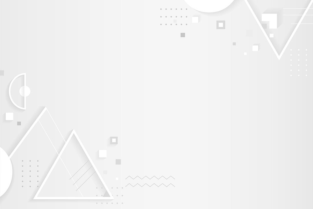White abstract geometric background vector | Premium Vector - rawpixel
