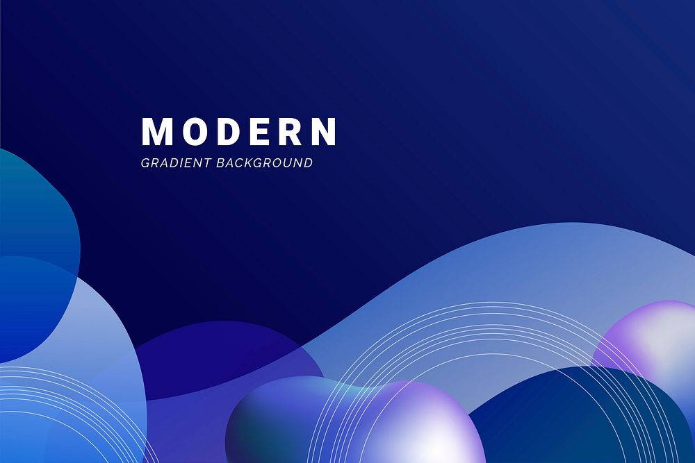 Blue modern gradient background vector | Premium Vector - rawpixel