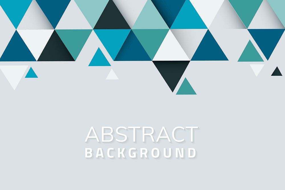 Abstract blue and green geometric | Premium Vector - rawpixel