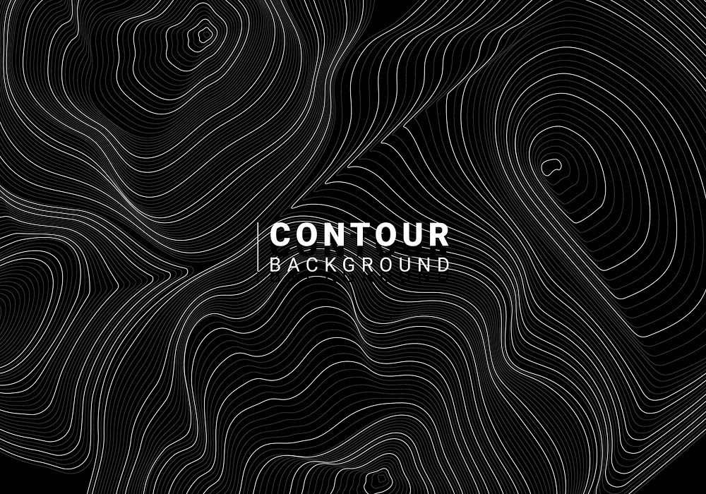 Black and white abstract map | Free Vector - rawpixel