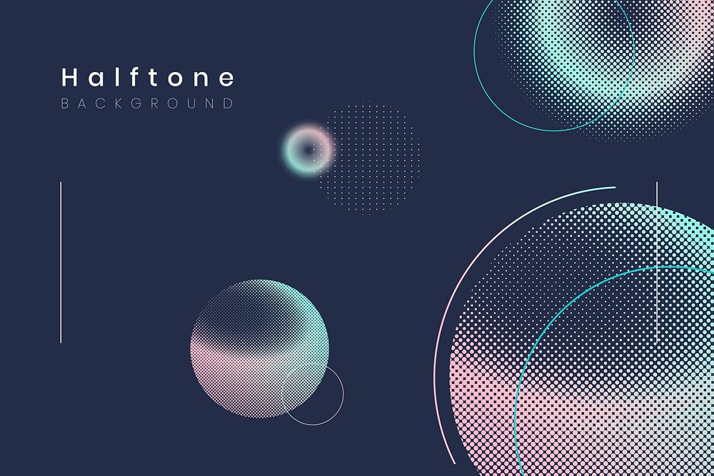 Geometric halftone background vector | Free Vector - rawpixel