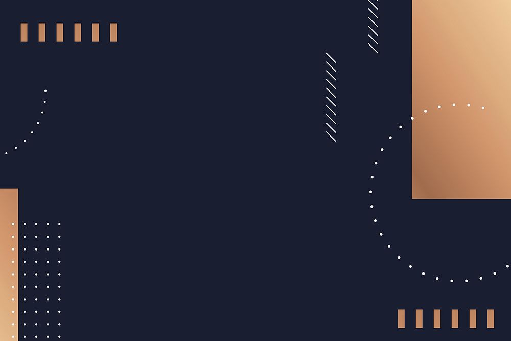 Modern copper geometric pattern blue | Premium Vector - rawpixel