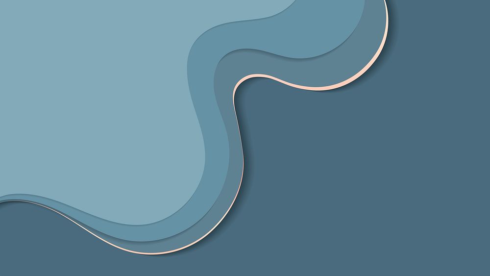 Abstract blue curve background vector | Premium Vector - rawpixel